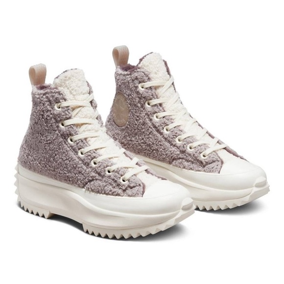 Converse | Shoes | Converse New Run Star Hike Platform Sherpa High Tops ...
